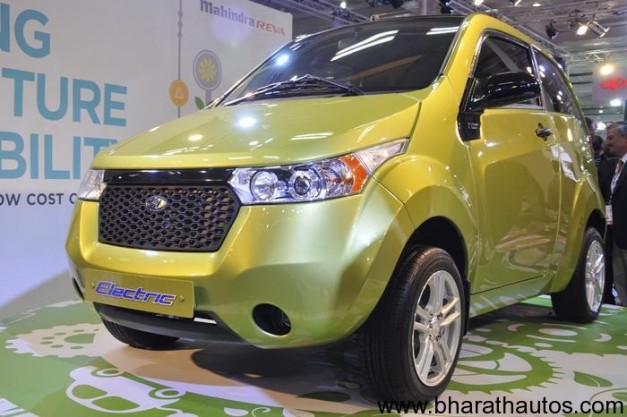 2012 Auto Expo - M&M unveils Reva NXR and Verito electric vehicle