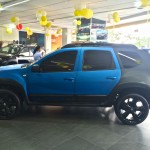 Renault Duster with custom exterior finish, LED lights and low profile ...