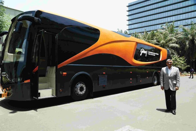 DC Design builds custom bus for Godrej; to display advanced locks in ...