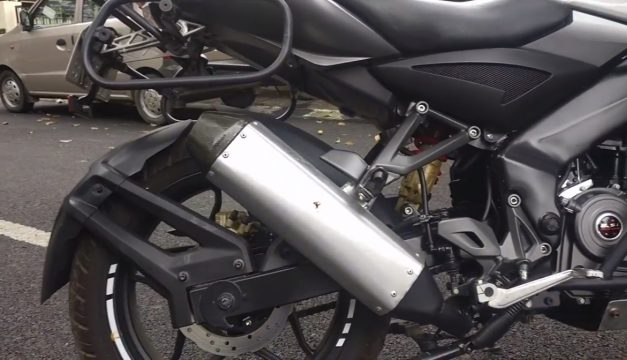 Bajaj Pulsar NS200 given the adventure look, made into a marbel