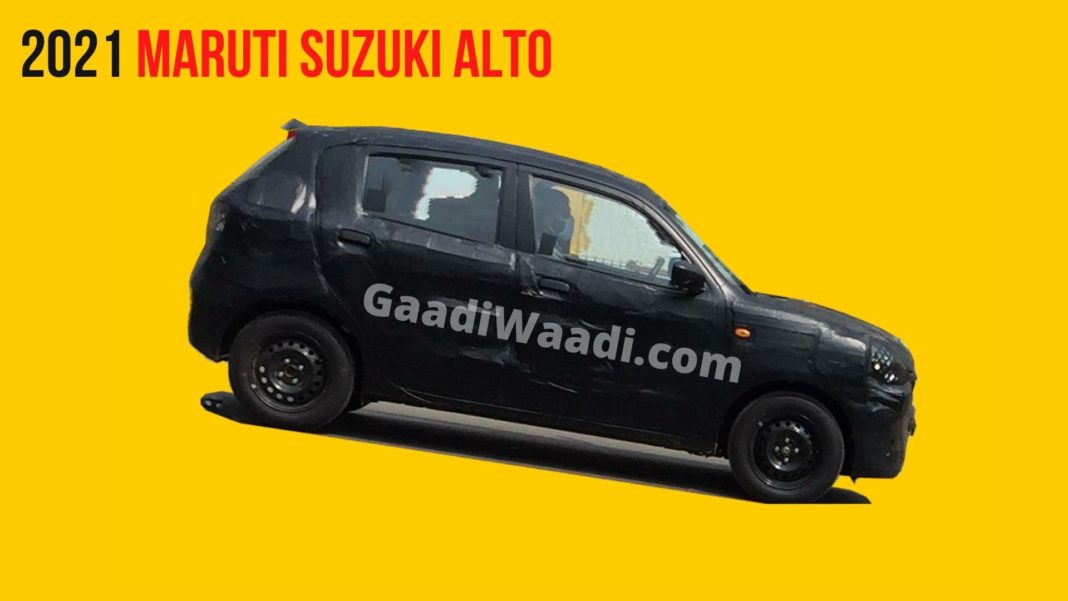 Next-gen 2022 Maruti Suzuki Alto spotted for the first time